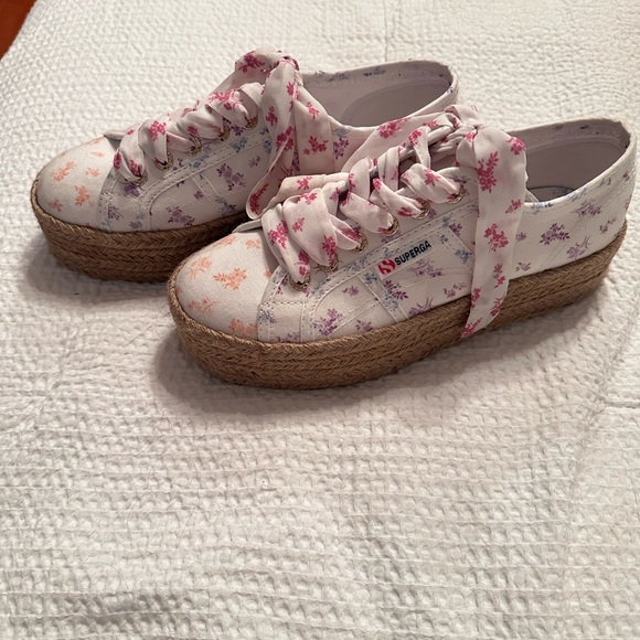 Superga | Shoes | Love Shack Fancy X Superga Floral Platform Sneakers ...